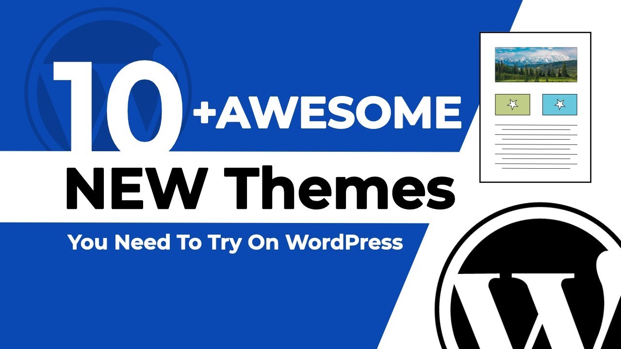 10+ NEW And FREE WordPress Themes For 2019 - YouTube