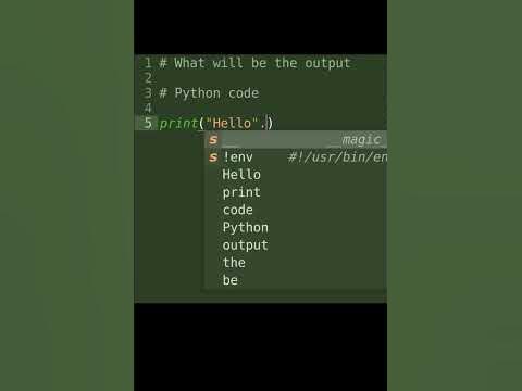 What's the output of this Python code? #shorts #alinionuttoader - YouTube