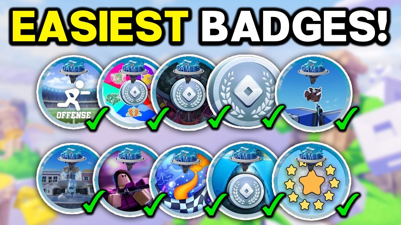 EASIEST BADGES in the ROBLOX GAMES EVENT - YouTube