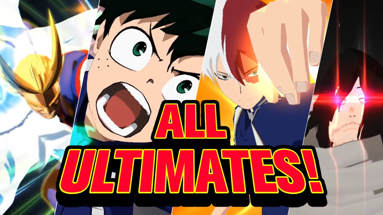 My Hero Academia: Strongest Hero - All Character Ultimate Moves ...