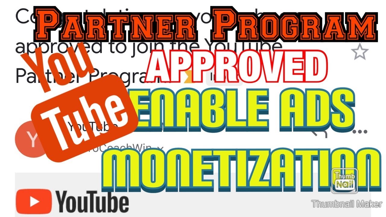 HOW TO ENABLE ADS IN YOUTUBE STUDIO | APPROVED PARTNER PROGRAM - YouTube