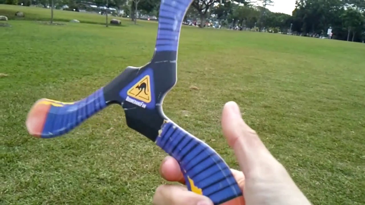 Fantastic Super Slow-Motion Le Zebra III Boomerang Throw & Catch - YouTube