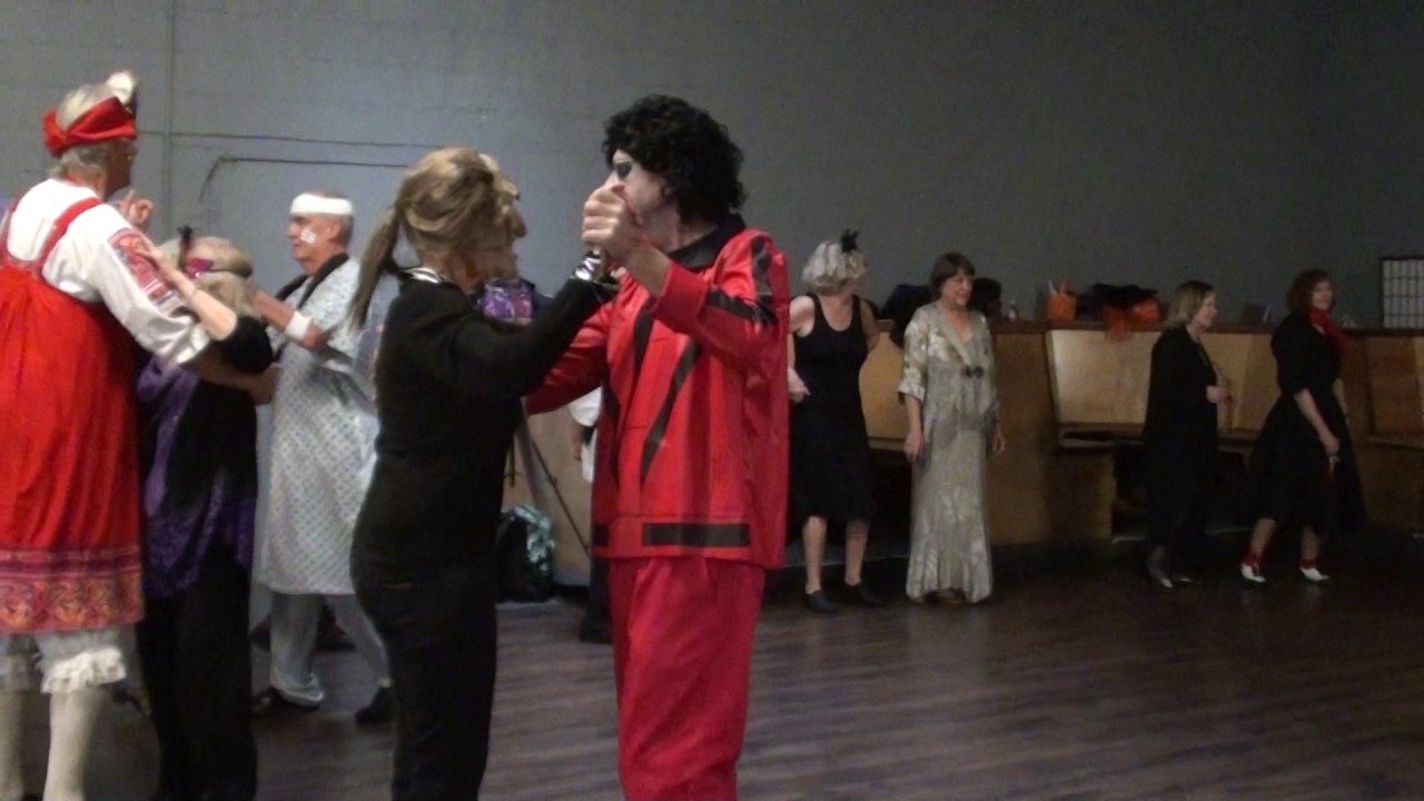 OLLI (Chico) Halloween Dance - Waltz mixer - October 27, 2016 - YouTube