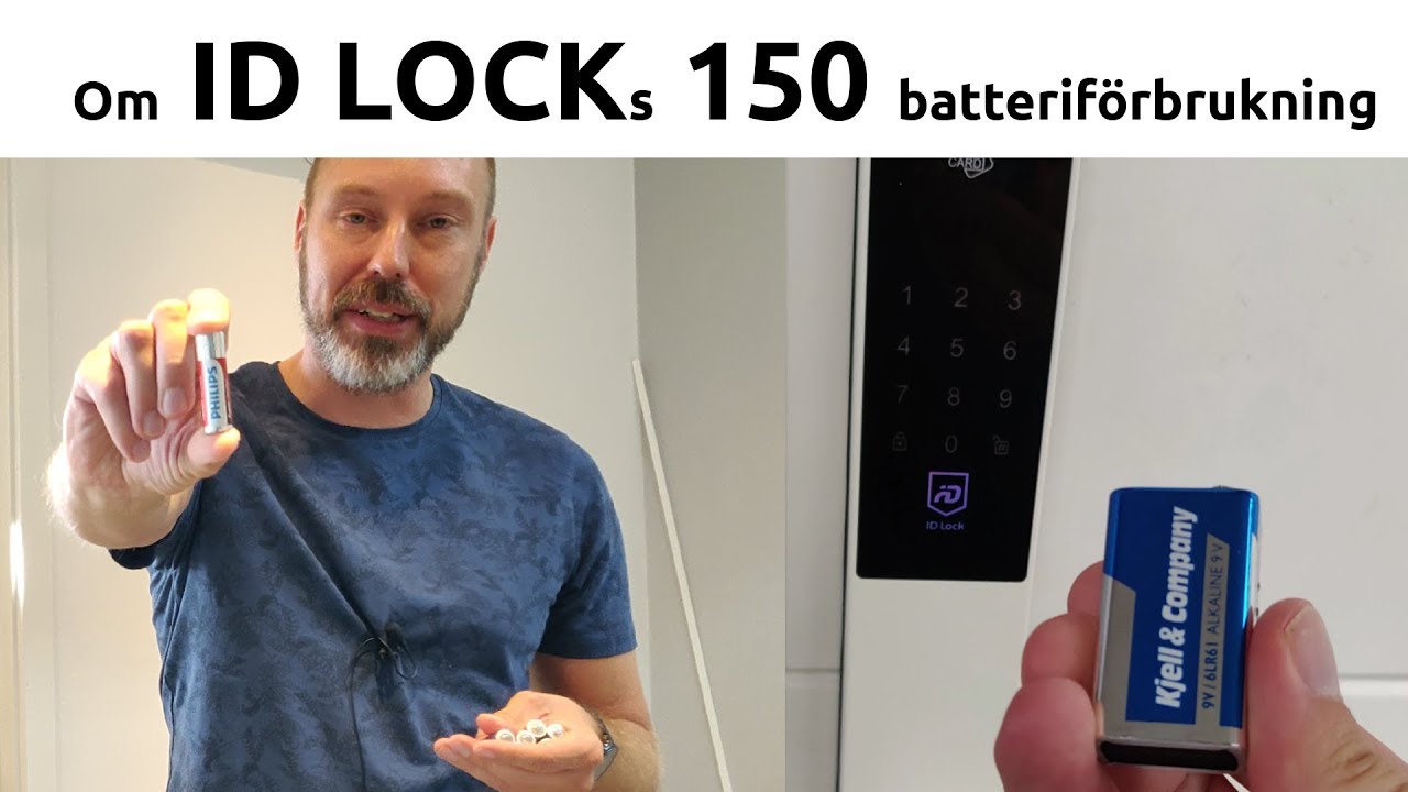 Uppföljning på ID Lock 150 batteriproblem - Slukar fortfarande låset ...