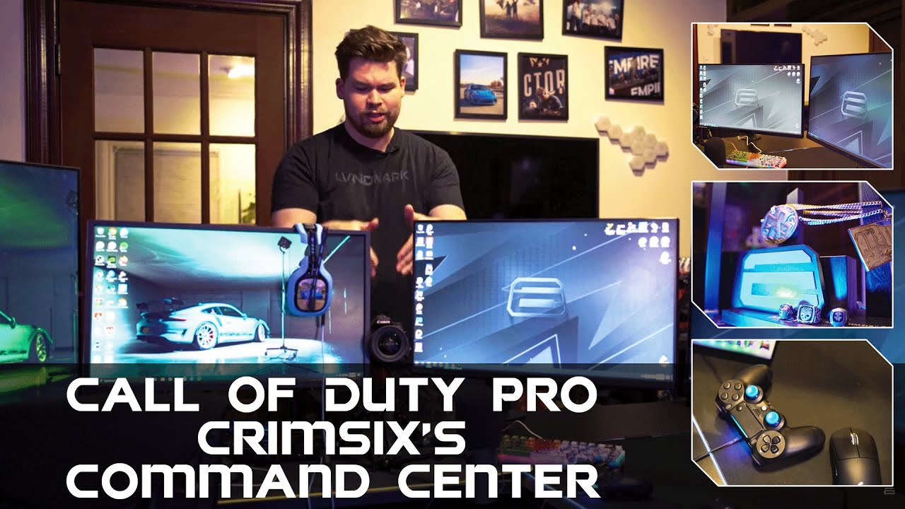 GAMING SETUP FROM CALL OF DUTY PRO PLAYER CRIMSIX - YouTube