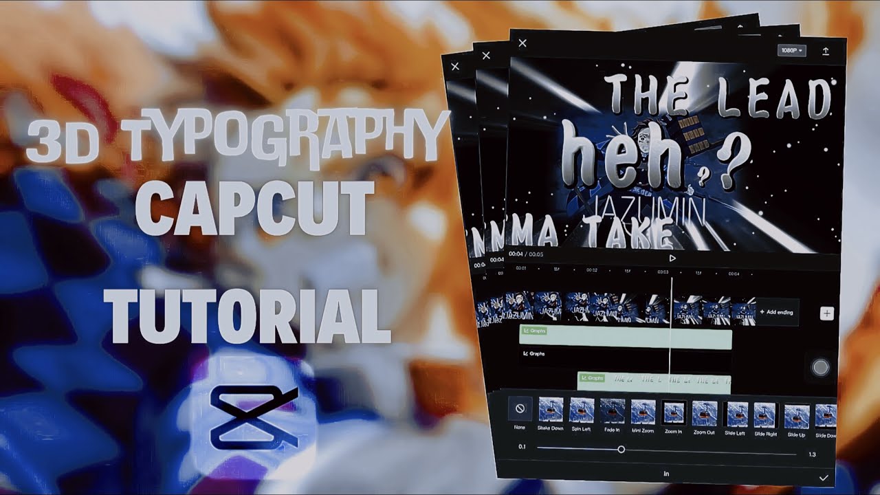 Watch Me Edit || CapCut 3D Typography || CapCut Tutorial #6 (Part 1) - YouTube