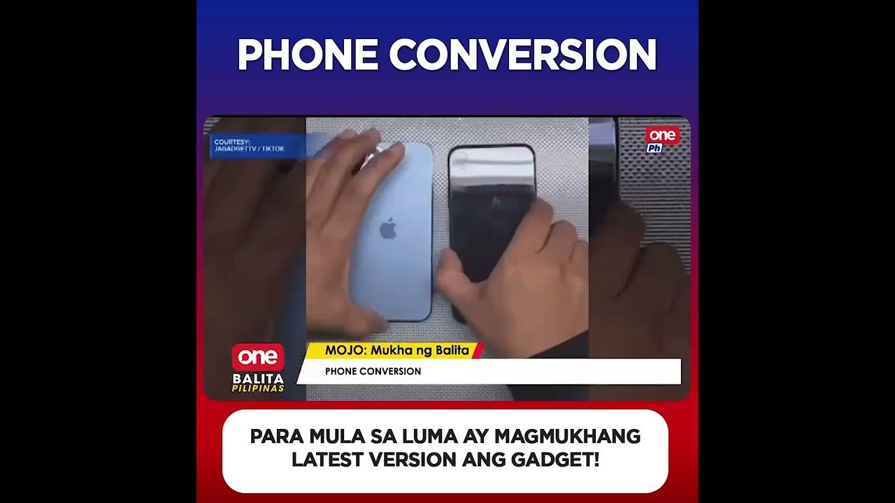 Phone conversion para magmukhang latest version ang gadget - YouTube