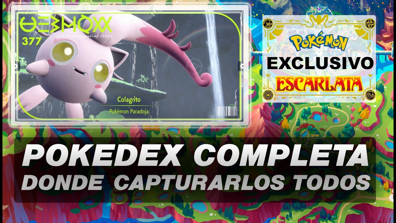 377 Pokedex Paldea - Colagrito (Donde y Como Capturarlo) - Pokémon ...