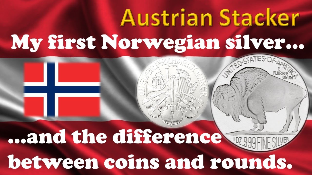 Norwegian silver coins 🇳🇴 and the difference between coins and rounds ...