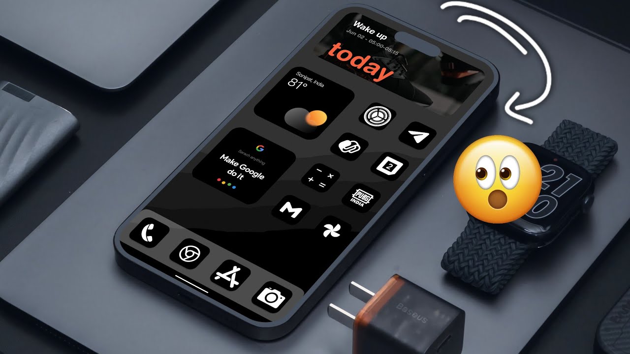 iOS 18 Home Screen Setup on Android | Best Minimal iOS Look for Your ...