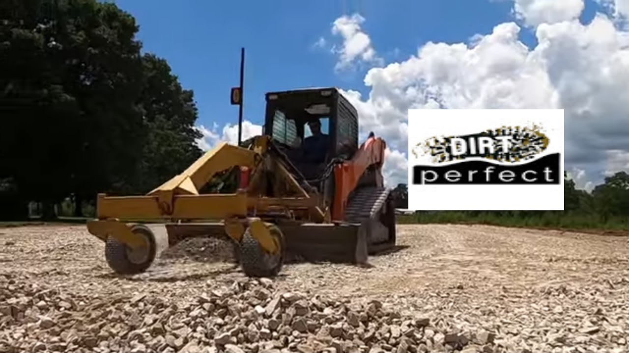 Laser rock placement and using the power rake to deal with some nasty ...