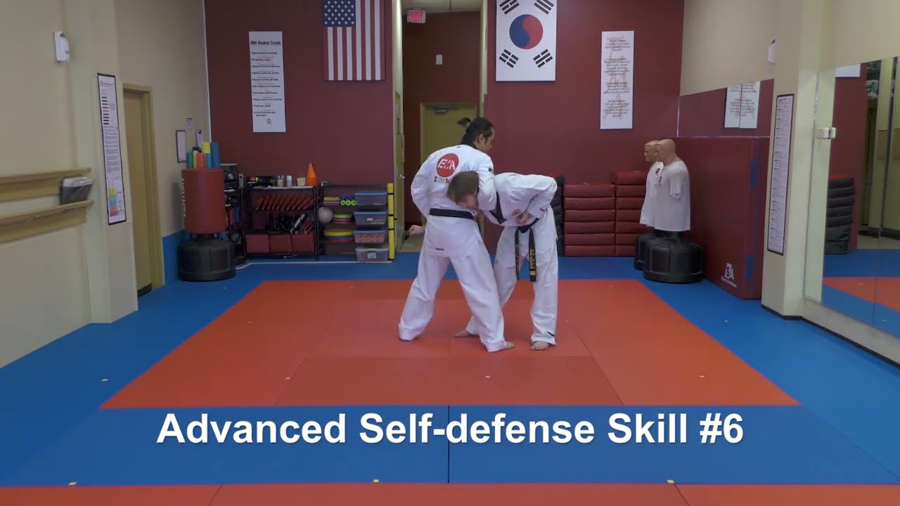 Advanced Taekwondo Self-defense Technique #6 - YouTube