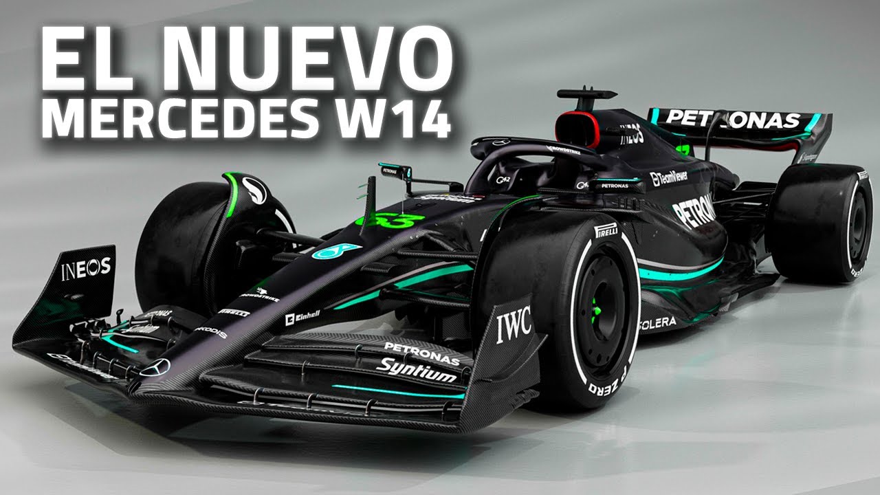 MERCEDES REVELA el W14 con una VERSIÓN EVOLUCIONADA de su FILOSOFÍA de ...
