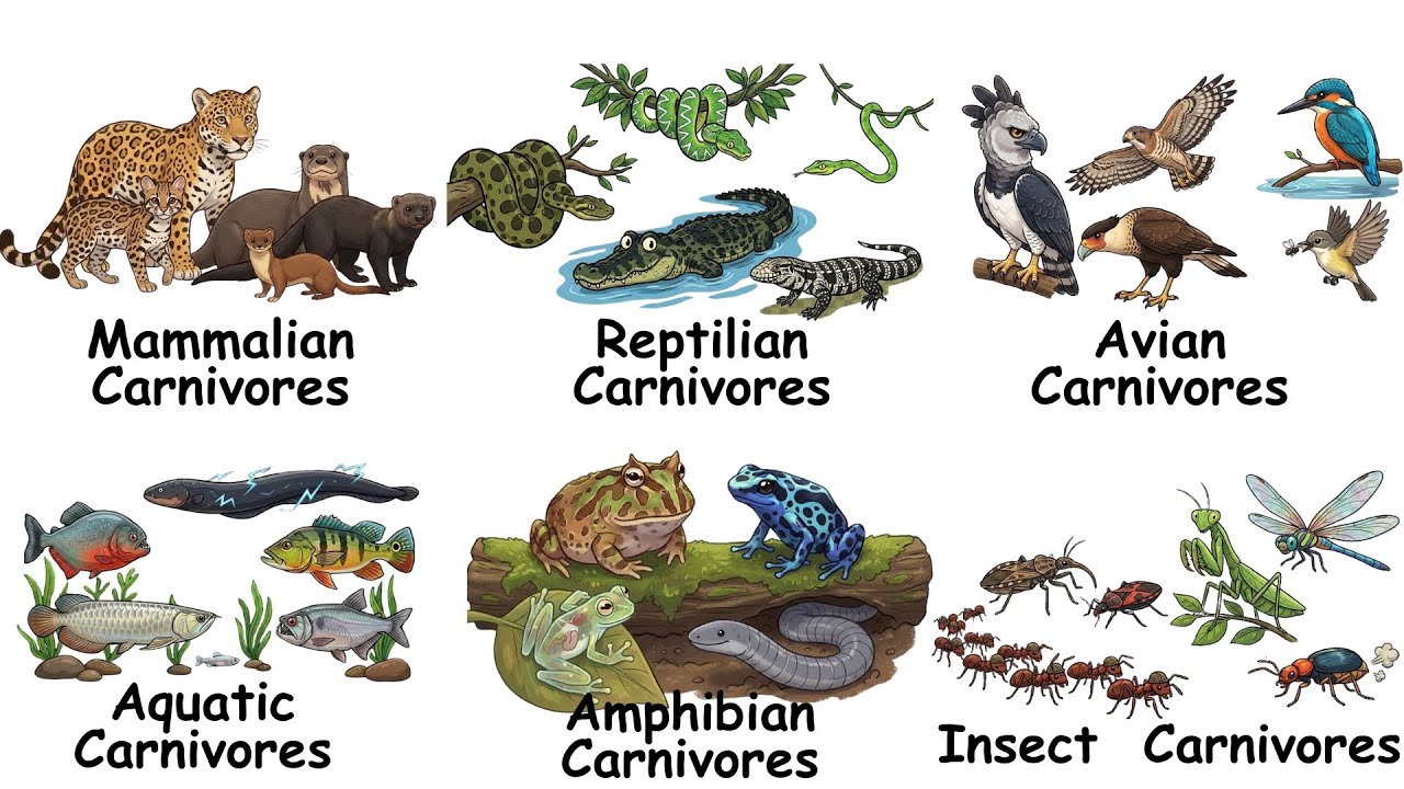 Every Type Of AMAZON Carnivore Explained in 11 Minutes - YouTube