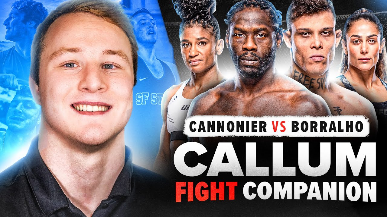 CALLUM BISPING LIVE: Cannonier vs Borralho | UFC Fight Night Companion ...