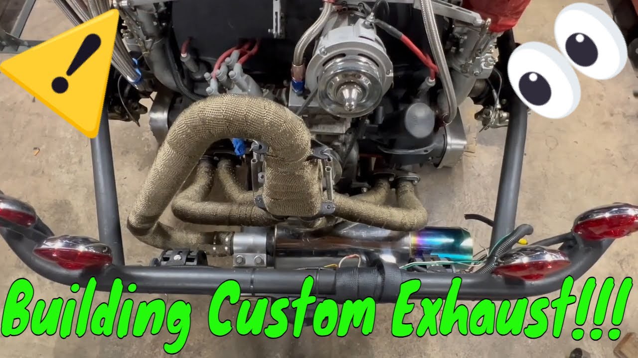 DIY Building a VW Baja Custom Exhaust! It turned out awesome! #baja # ...