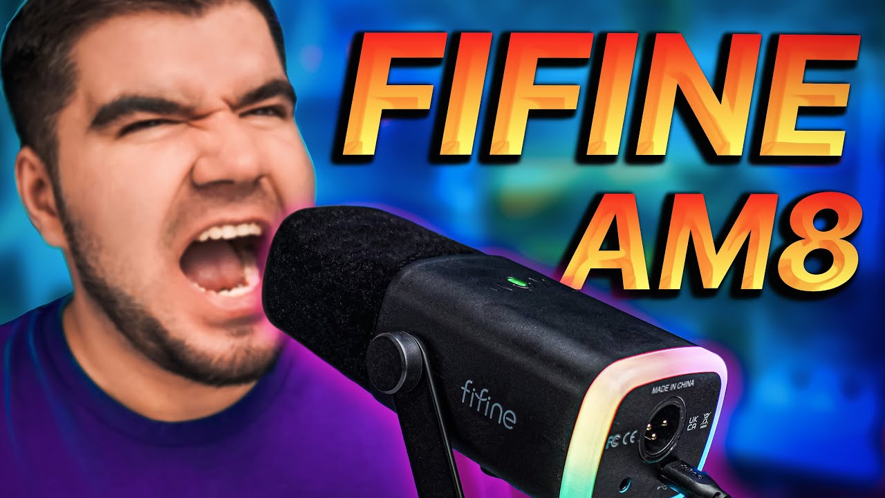 Огляд Fifine AM8 | Тест ДИНАМІЧНОГО USB/XLR мікрофона для СТРІМІВ ...
