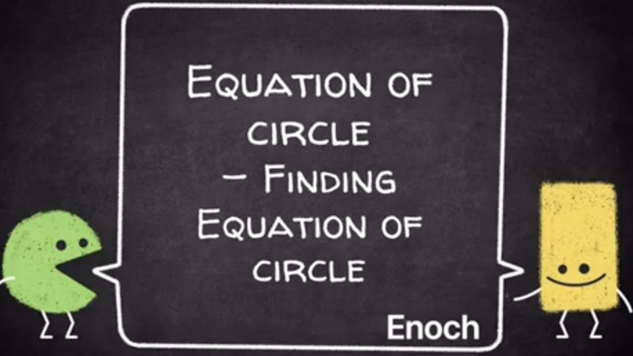 [DSE Maths] Finding Equation of Circles - YouTube