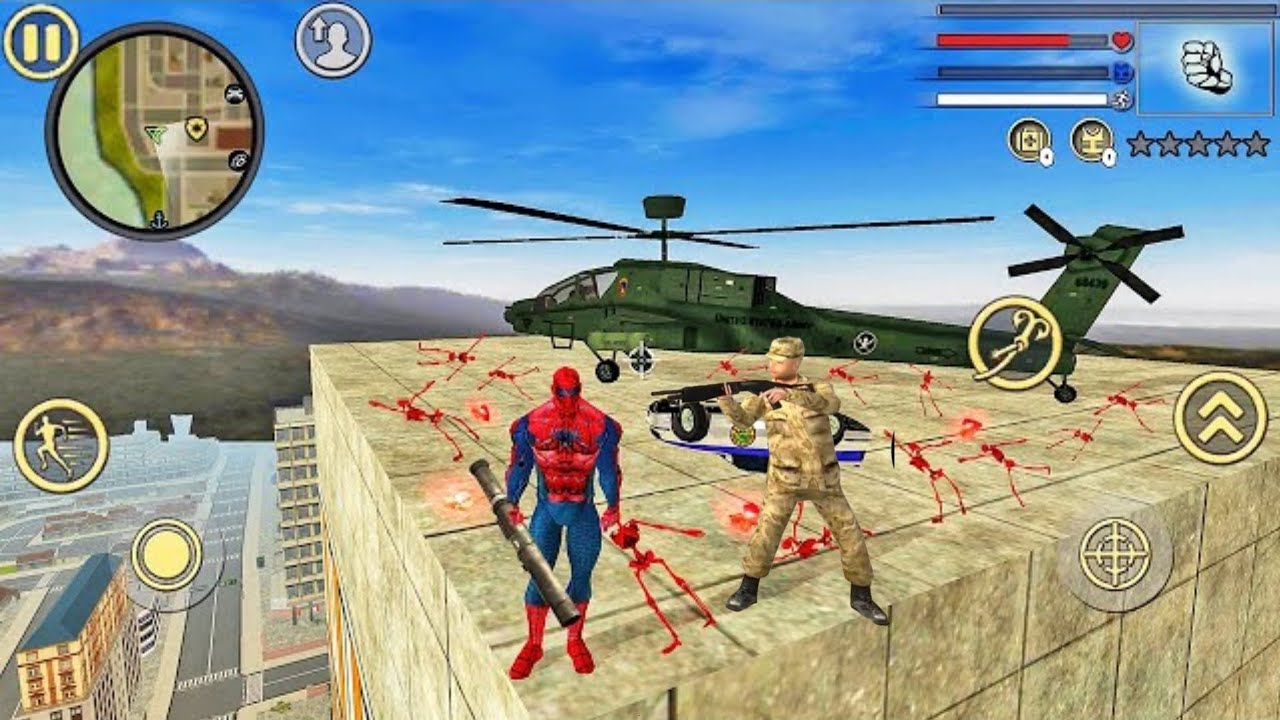 Spider Rope Vice City Crime # 13 || Spider Rope Hero Vice Town || Open ...