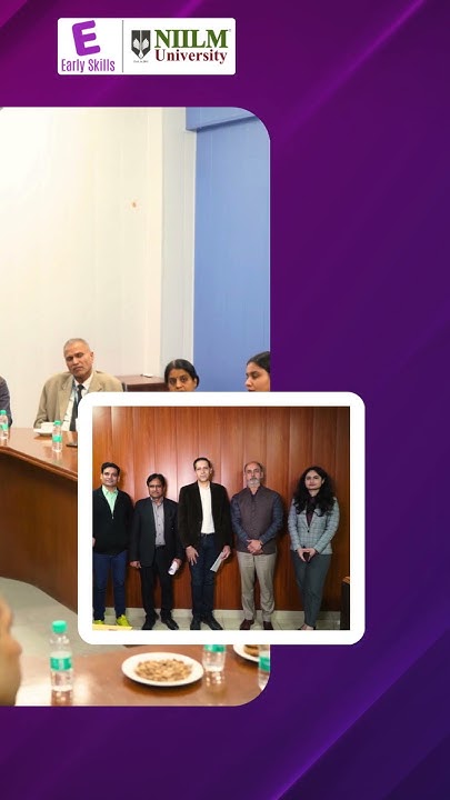 Bridging Education and Emplyobility! Early Skills in Partnership with NIILM University - YouTube
