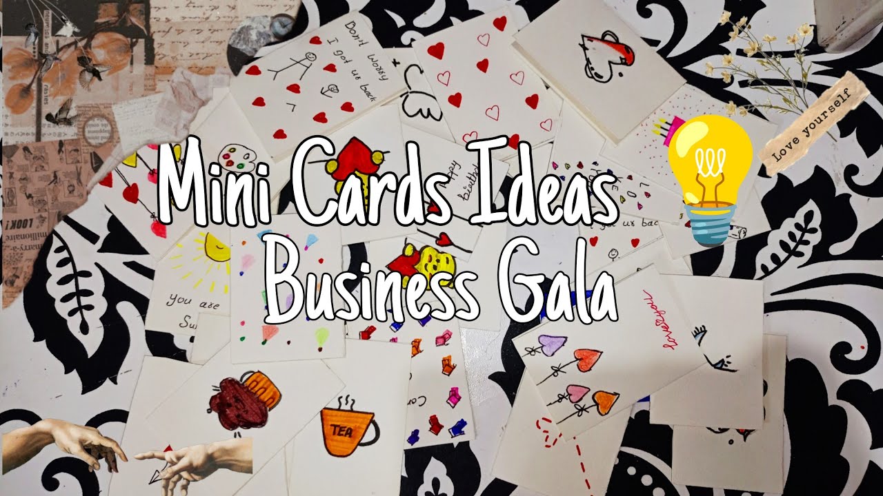 Trendy Mini Card Ideas for Your Business Gala | Part 2 - YouTube