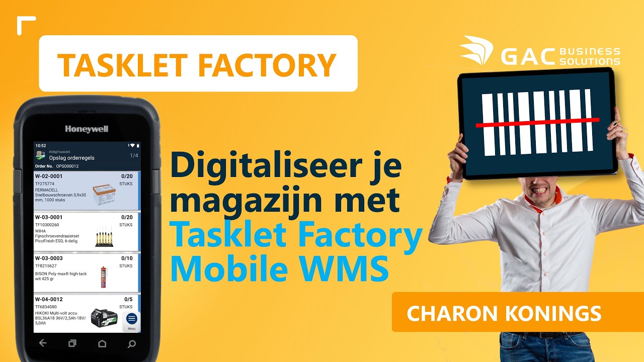 Tasklet Factory Mobile WMS - Digitaliseer je magazijn processen met ...
