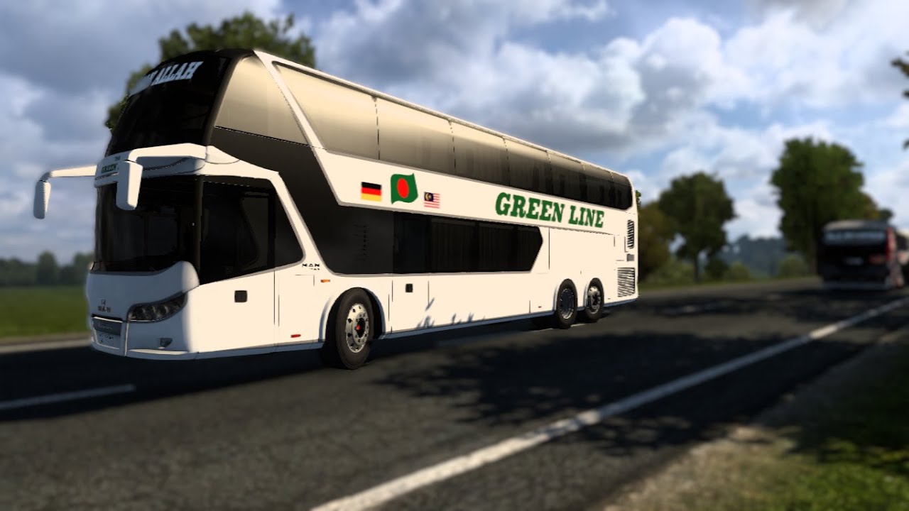 Green Line Double Decker Bus Gaming Highway মৃত্যুর কাছ থেকে বাঁচলাম ...