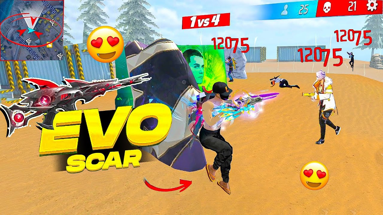 Evo Scar Rocked 🔥 30 Kills Solo Vs Squad Op Gameplay 🎯 Garena Free Fire ...