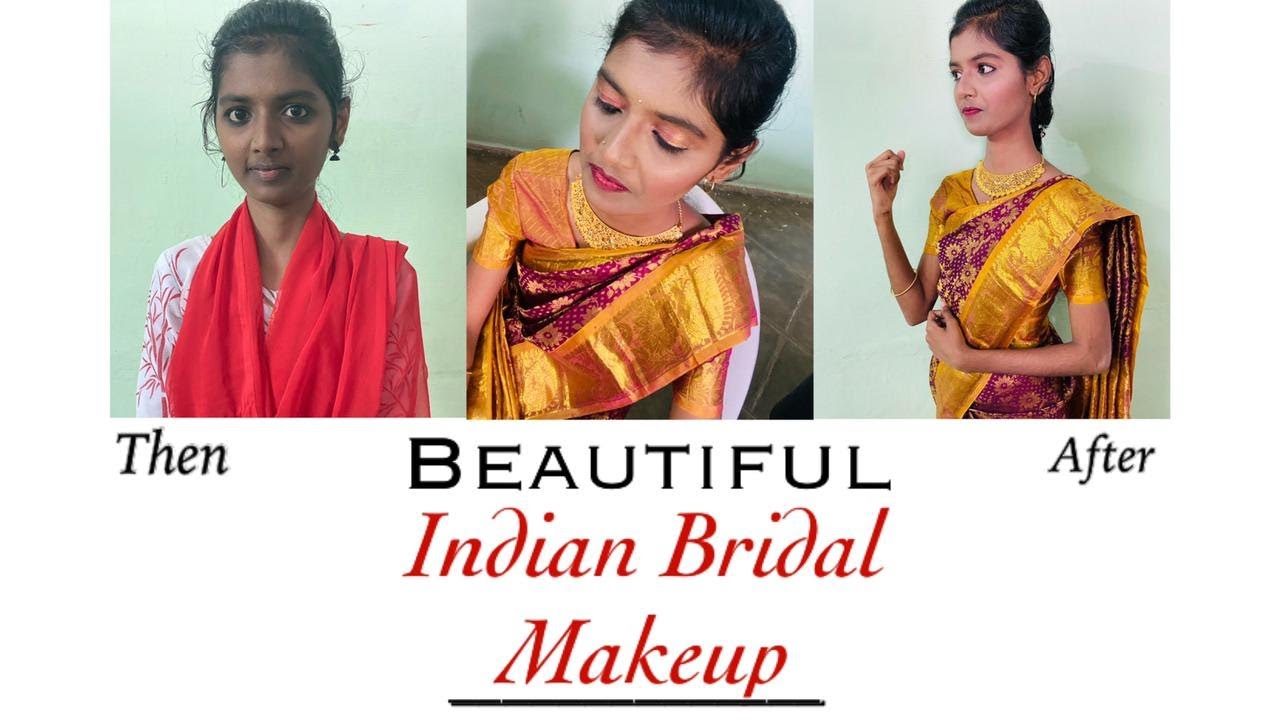 Indian Bridal Makeup Transformation Black Girl Tries Indian Bridal