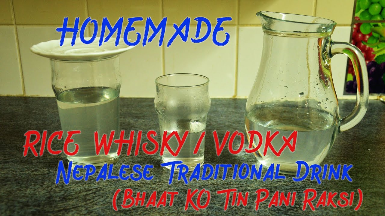 Homemade Rice Whisky Nepalese Traditional Drink in the Himalayan ...