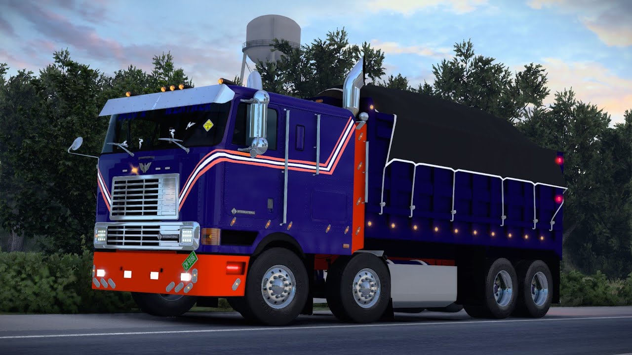 Anyweather Twin Steer Cabover Dump Truck - American Truck Simulator ...