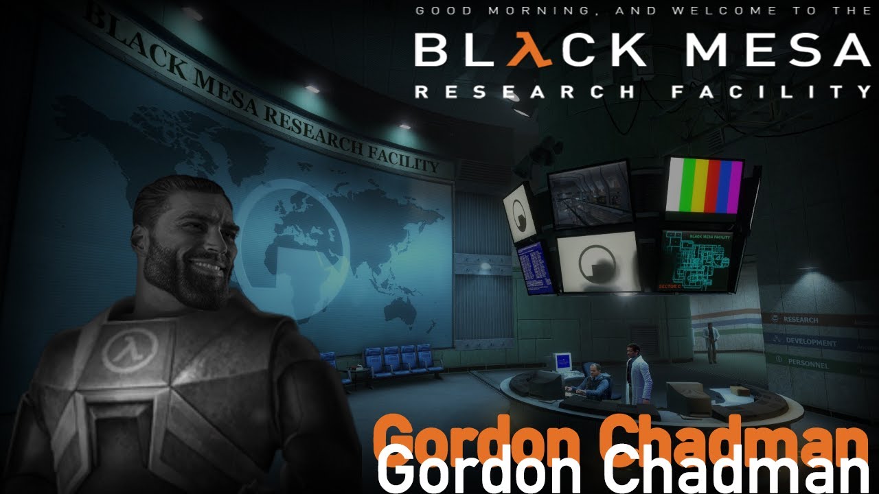 Giga Chad Plays Half Life Remastered - YouTube
