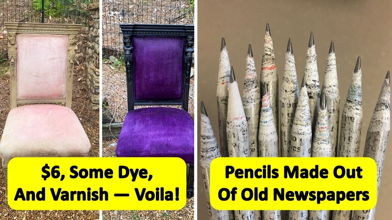 Old Objects That Got A New Life Thanks To Handy People - YouTube