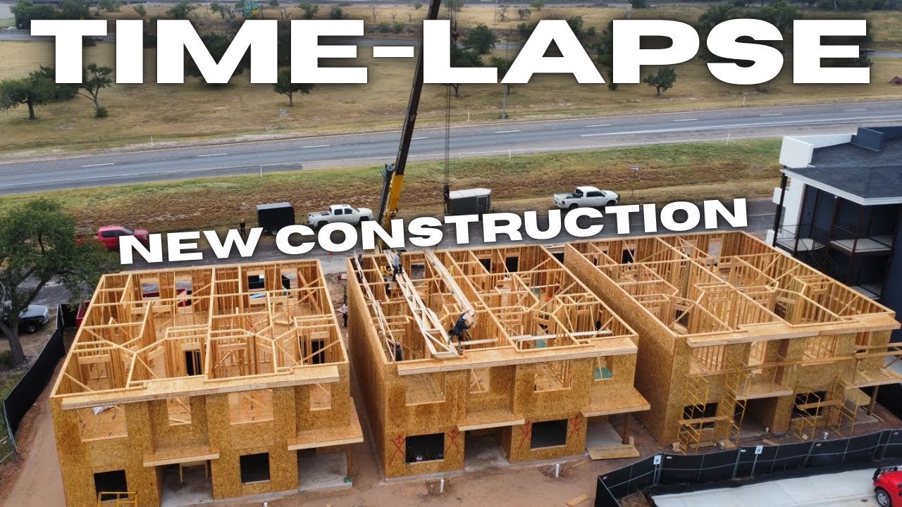 Building 3 Duplexes In 7 Minutes | 9,100 SF Time-Lapse | PART 2 - YouTube