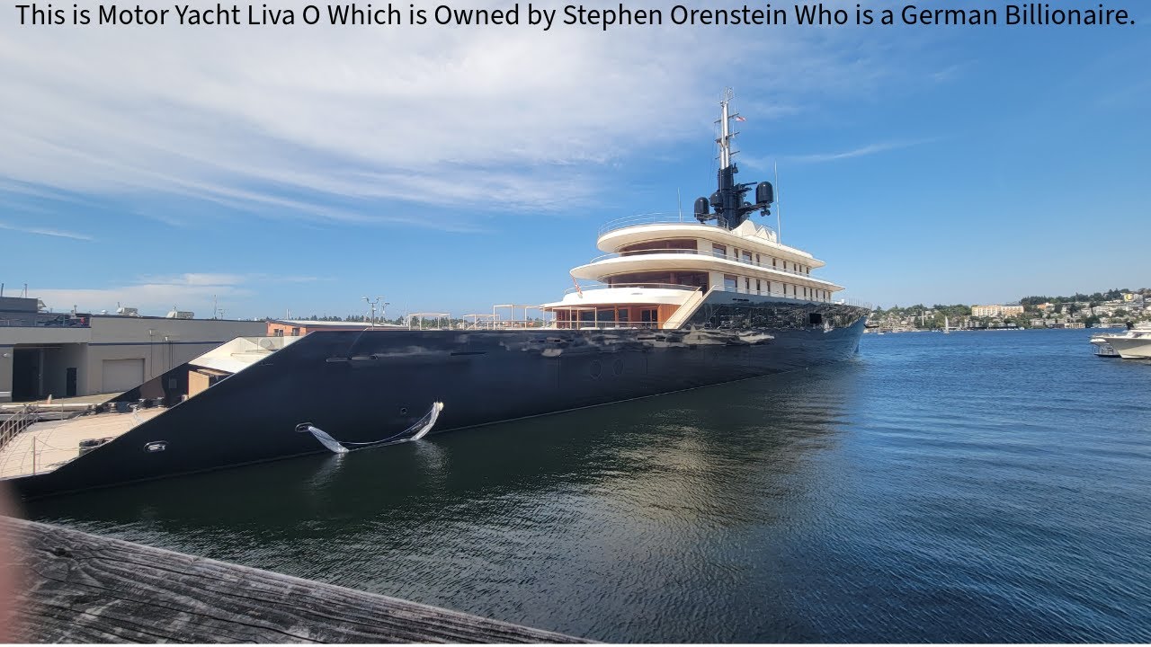 Today I Went and Saw the Biggest Yacht in Seattle at the Moment Called ...