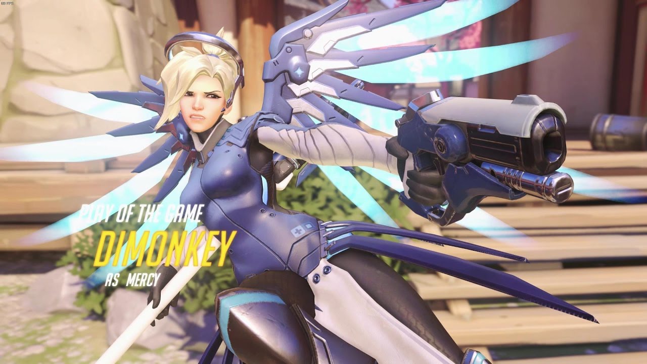 Overwatch - Mercy - 5 player resurrection - YouTube