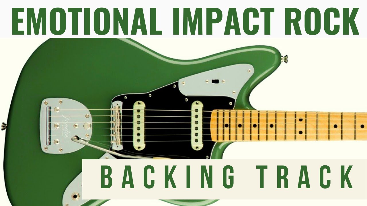 Emotional Impact Rock Guitar Jam Track In Eminor Youtube