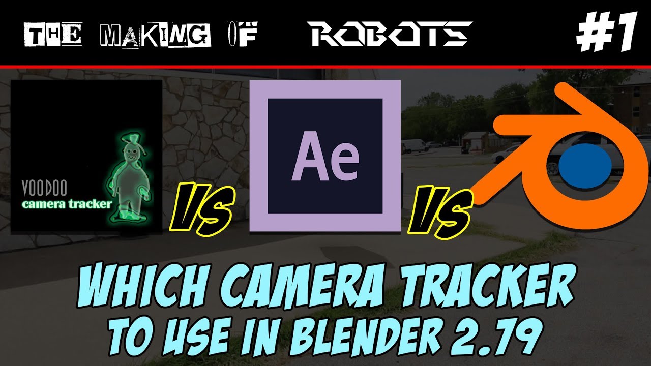 How to Camera Track in Blender 2.79 (Using Voodoo Tracker and AE) - YouTube