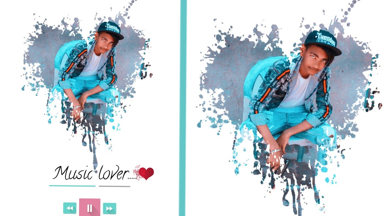 PicsArt Splash Photo Editing | Music Lover Photo Editing | PicsArt ...