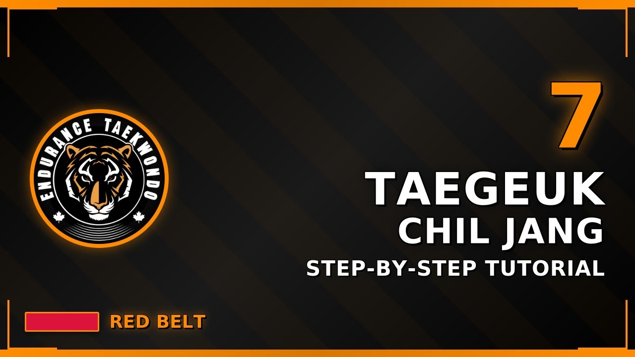Learn Taegeuk 7 (Chil Jang) – Red Belt Taekwondo Form Tutorial | Step ...