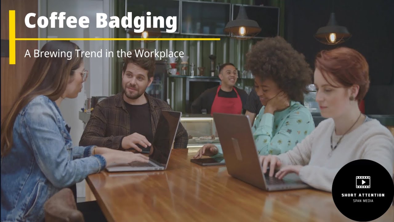 Coffee Badging: A Brewing Trend in the Workplace - YouTube