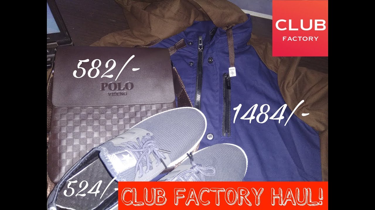 SHOE, SIDE BAG, MENs JACKET, Club Factory Haul video, Products Haul ...