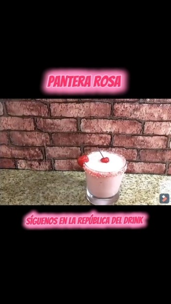 PANTERA ROSA #drink #cocteles #pink #viralshort - YouTube
