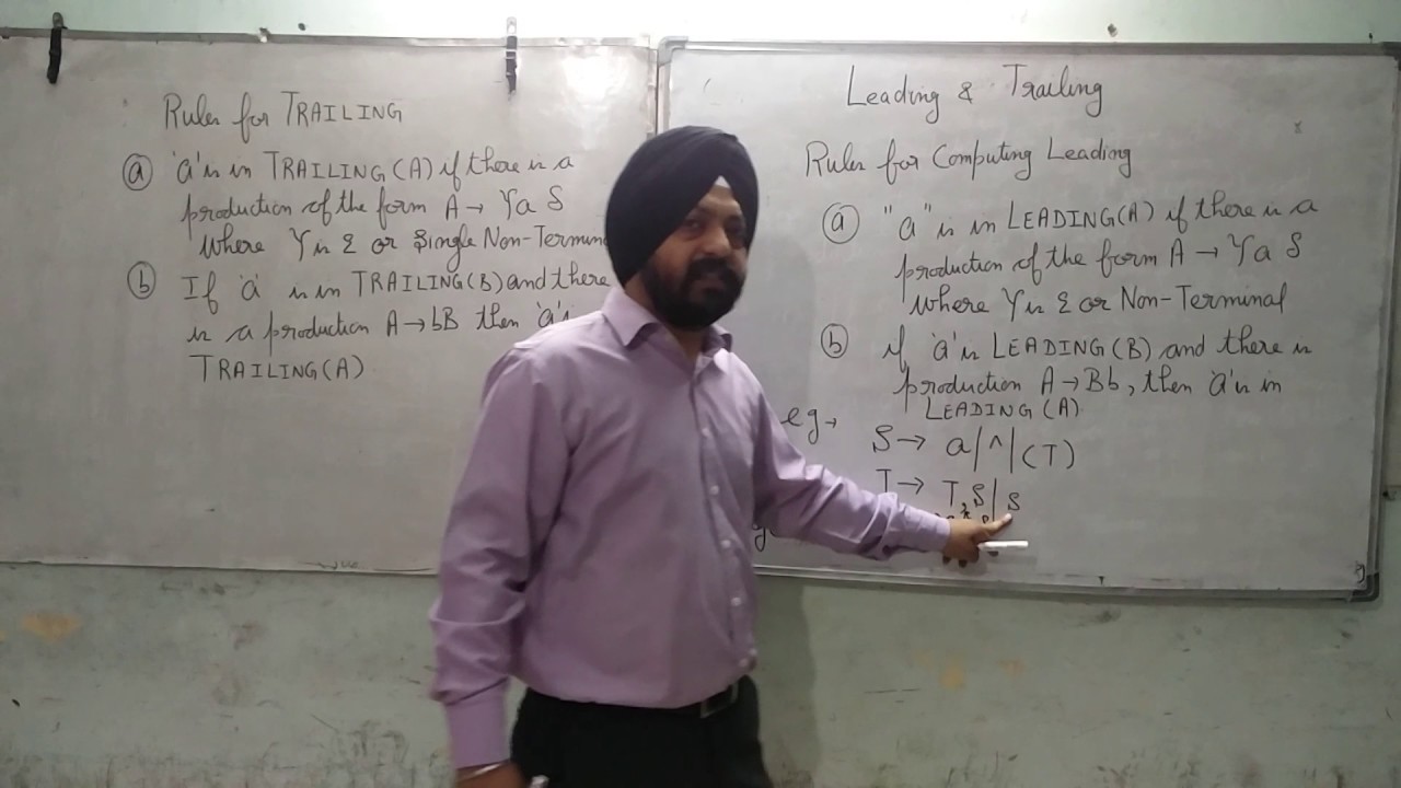 leading and trailing - YouTube