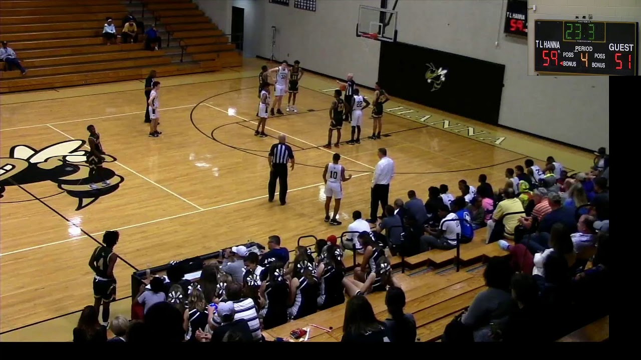 TL Hanna vs Laurens Varsity Basketball - YouTube