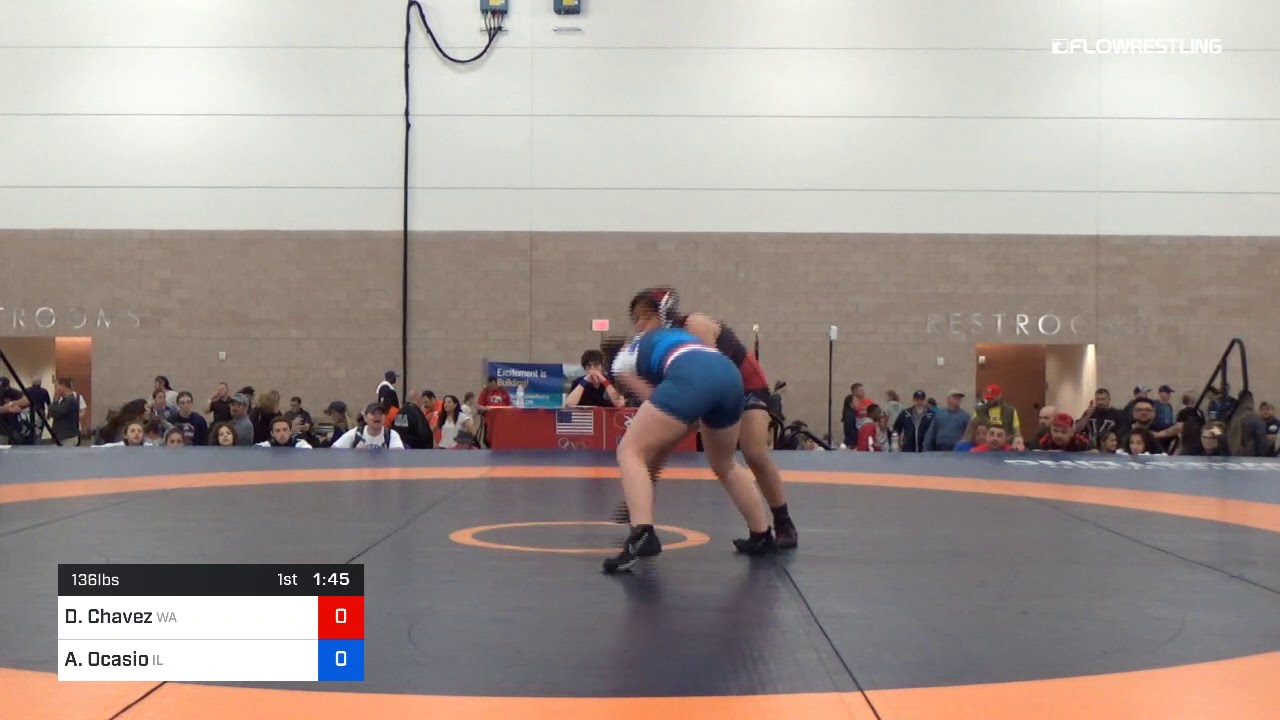 136 Lbs Consolation Delilah Chavez Team Washington Vs Amya Ocasio Team ...