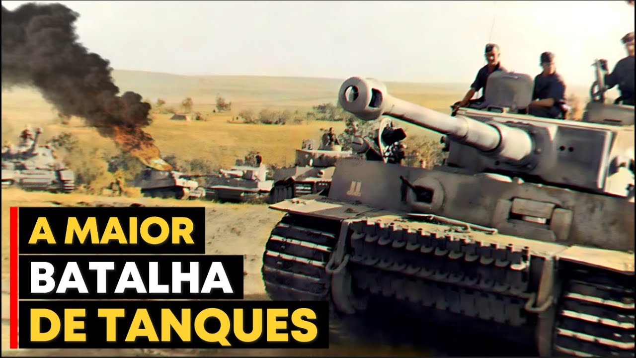 CENAS REAIS! A MAIOR BATALHA DE TANQUES DA HISTÓRIA OCORRIDA NA SEGUNDA ...