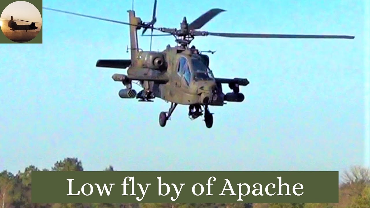 Low flying military Apache helicopter - Compilation - YouTube