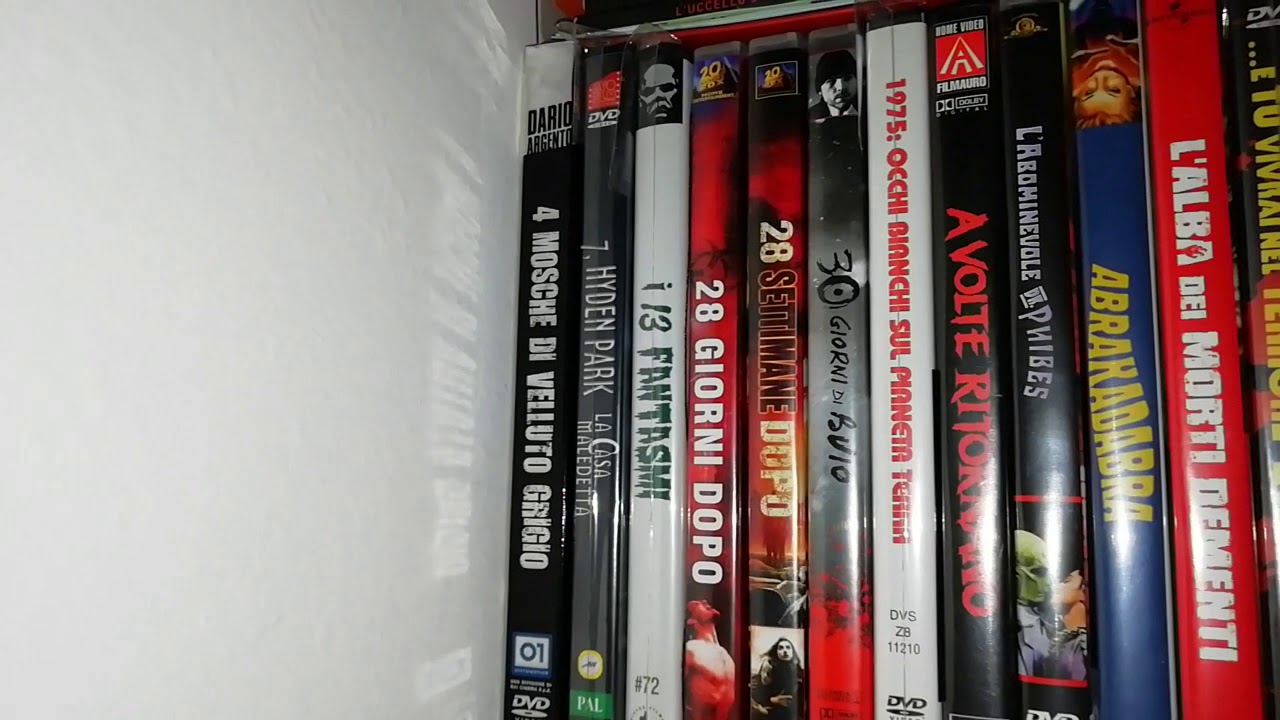 Collezione DVD/Vhs horror shelf 1 - YouTube