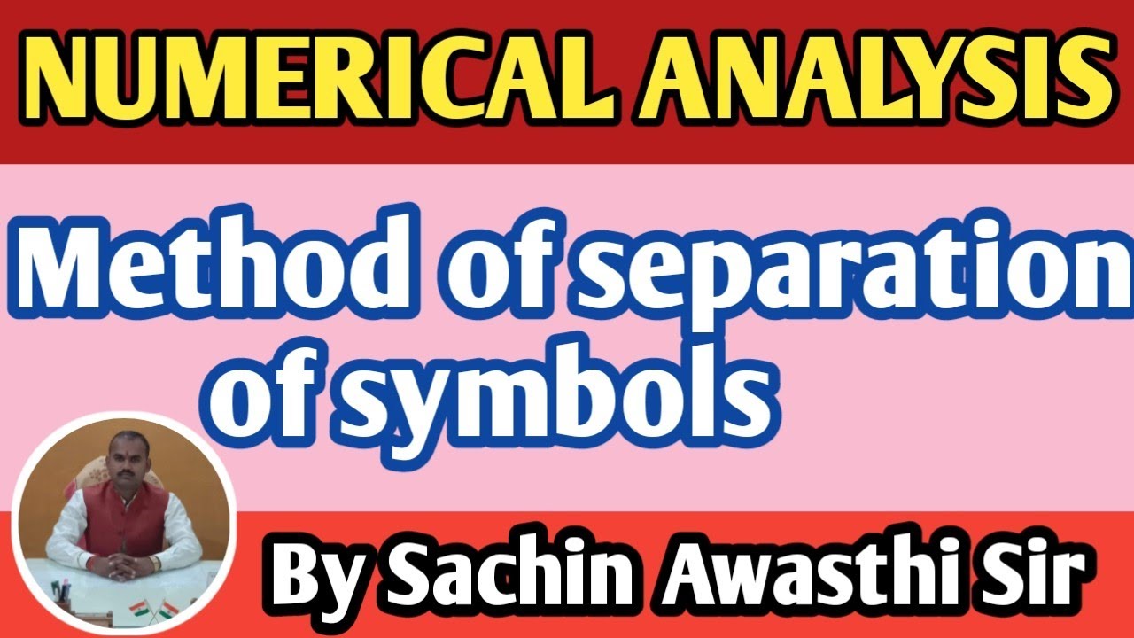 Method of separation of symbols - YouTube